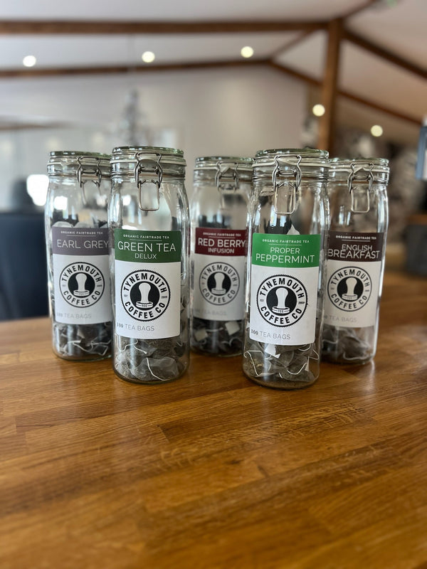 TC Tea - 100 Organic Tea Pyramids – Tynemouth Coffee Company
