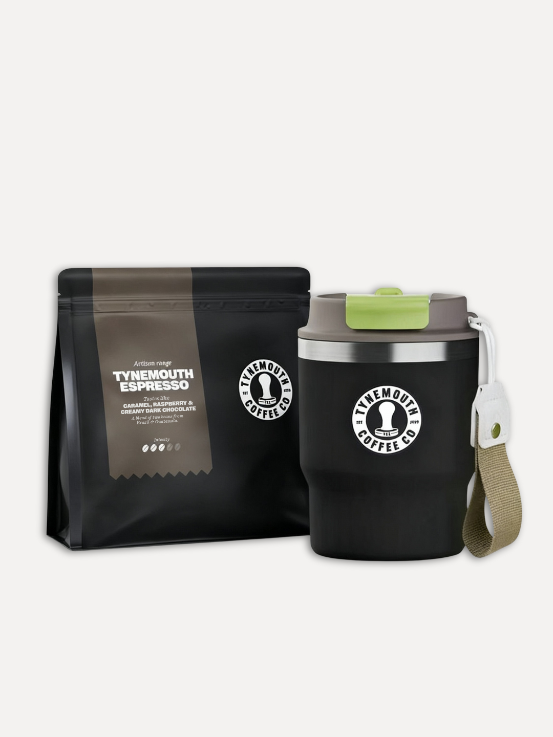 1kg Coffee & TC Travel Cup – Tynemouth Coffee Company